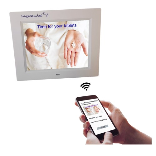 MR2 MemRabel 2i Memory prompting daily calendar clock with Smartphone ...